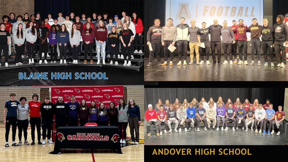 District student-athletes celebrate signing letters of intent on ...